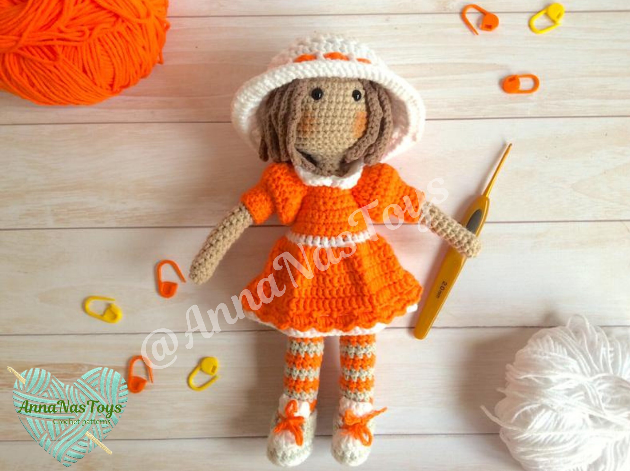 Doll Maya Crochet PDF pattern English_US terms amigurumi | Etsy