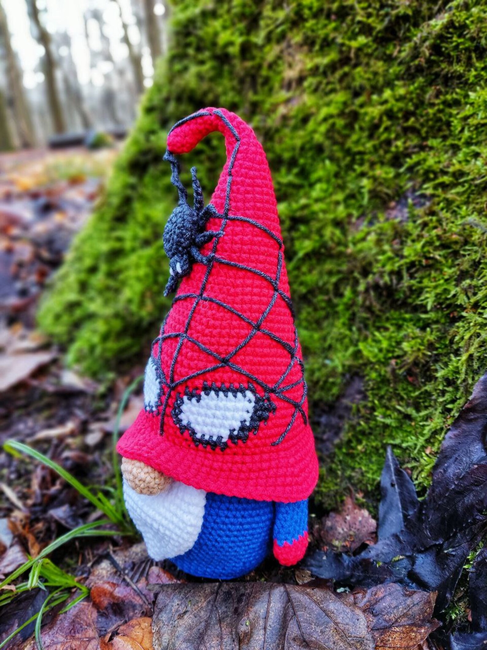 Gnome Spider Crochet Gnome Amigurumi Pattern Hero Gnome - Etsy