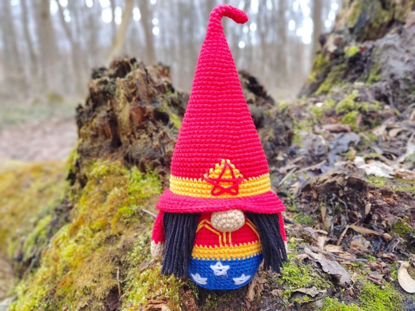 Wonder Gnome Crochet Gnome Amigurumi Pattern Hero Gnome - Etsy