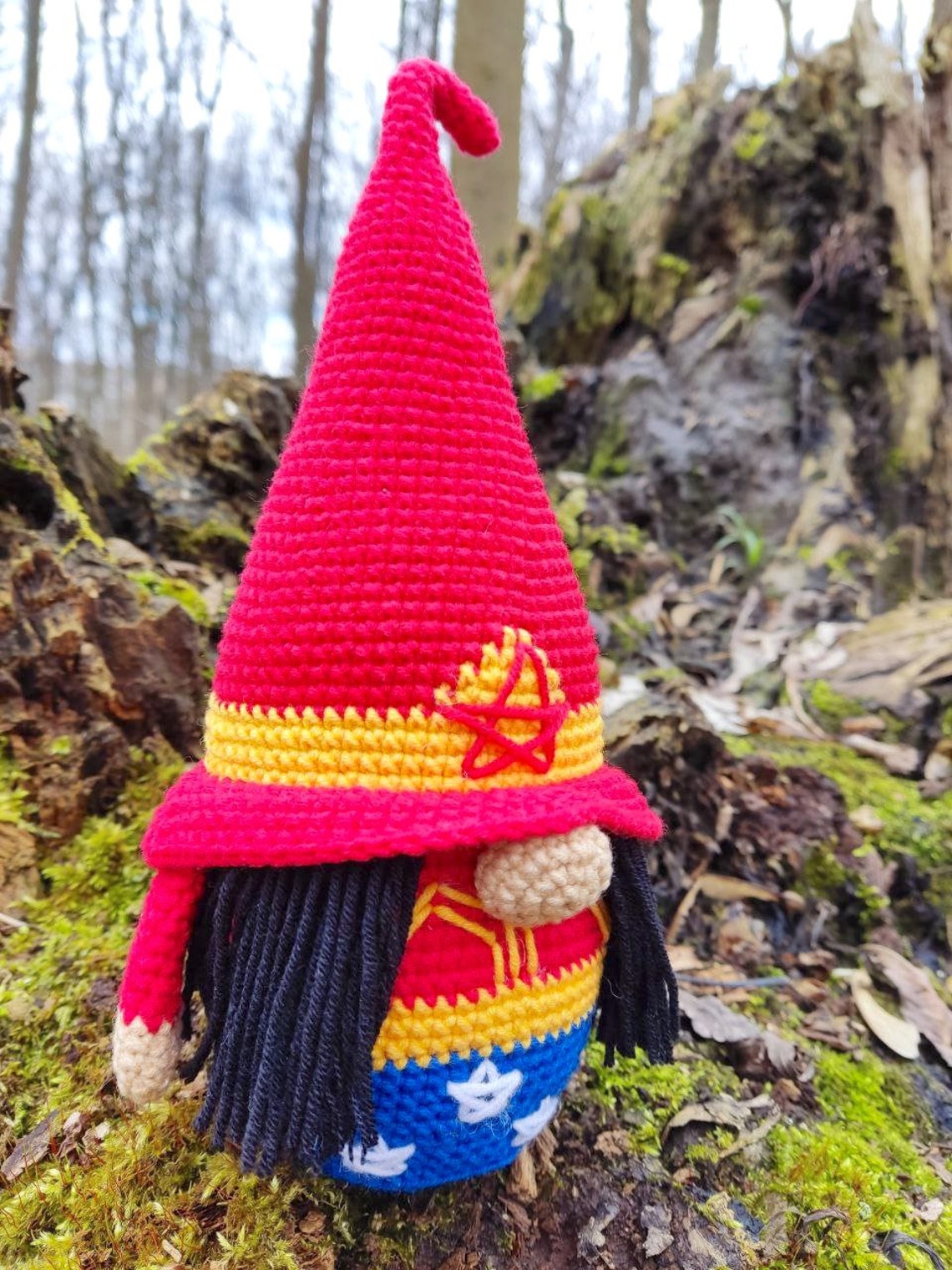 Wonder Gnome Crochet Gnome Amigurumi Pattern Hero Gnome - Etsy