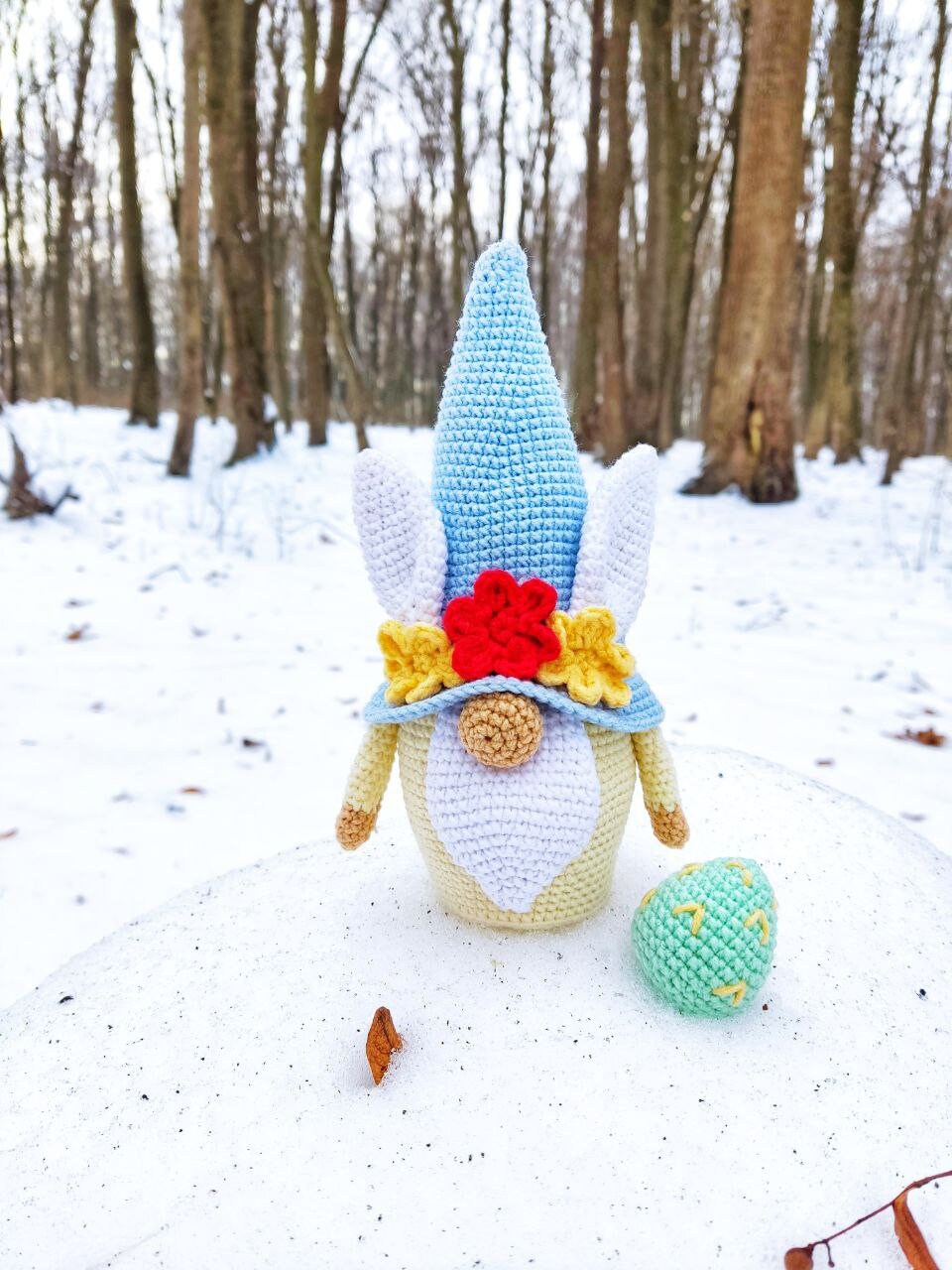 Spring Easter Gnomes Crochet Gnome Amigurumi Pattern Easter - Etsy