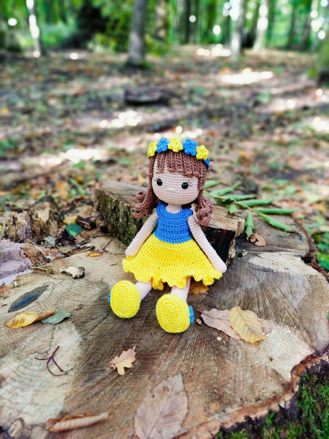 Doll Anna Ukrainian Girl Crochet PDF Pattern english_us - Etsy