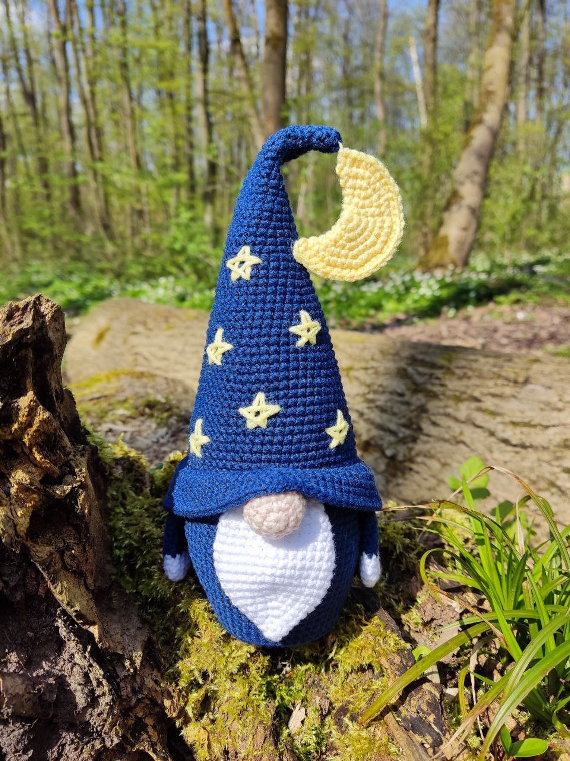 Gnome Sun and Moon Crochet Gnome Amigurumi Pattern Gnome Day - Etsy