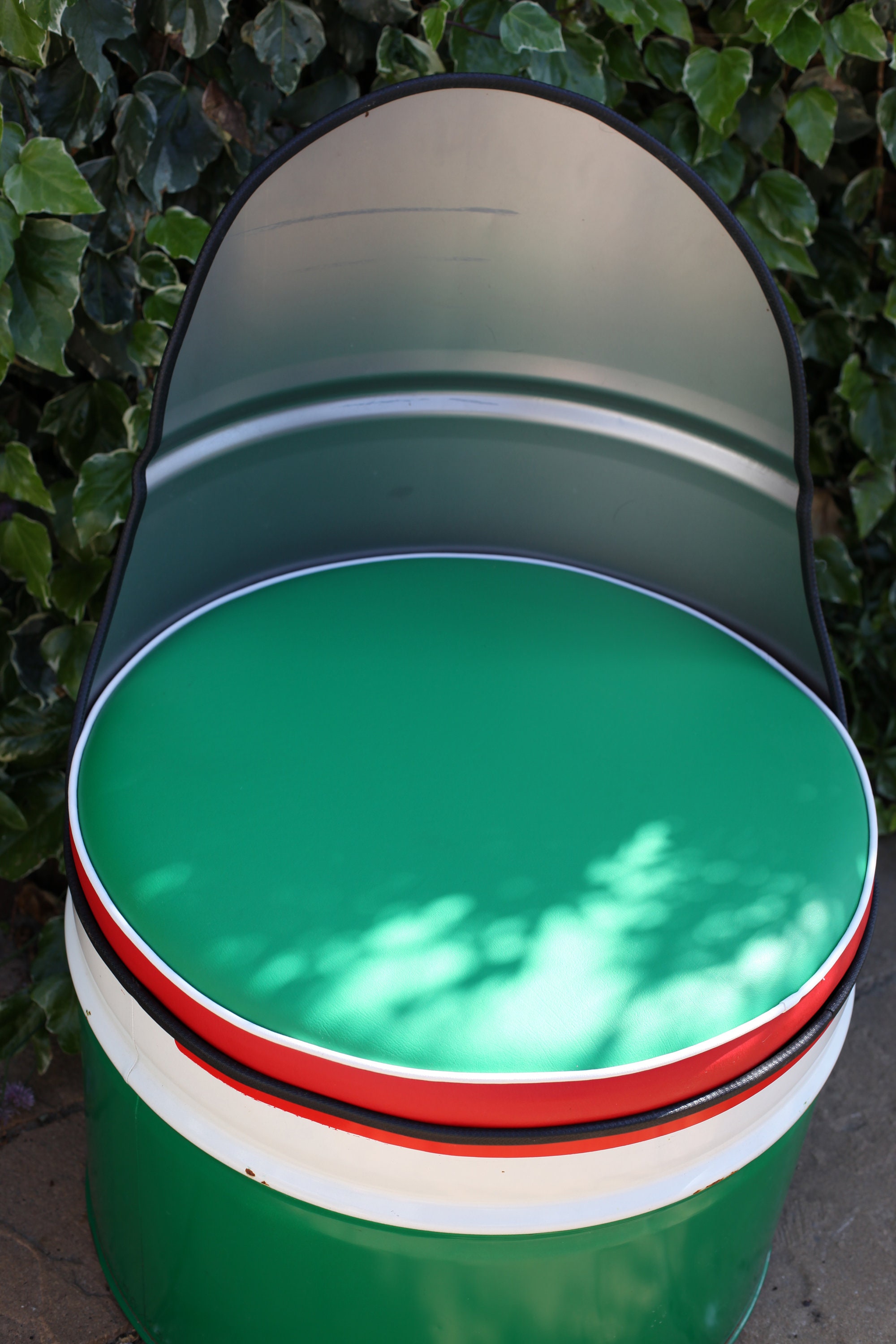 Oil Drum Chair With Storage - Etsy UK