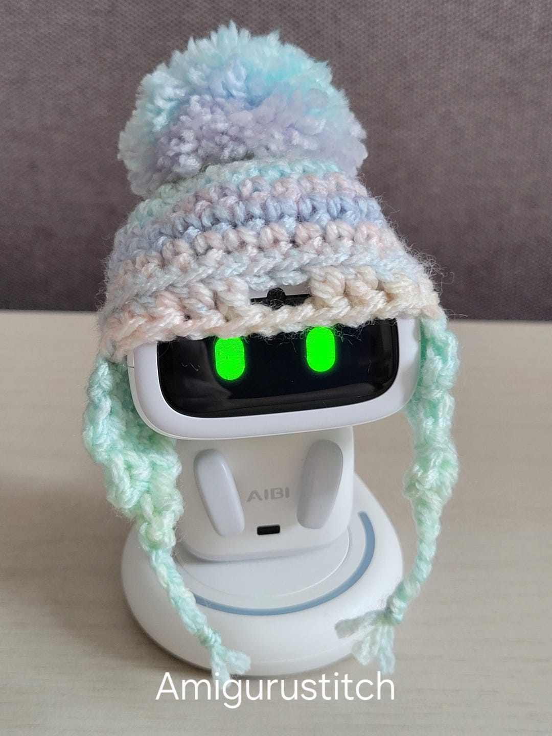 Patrón de gorro con pompón y orejas / Patrón de gorro con pompón y ...