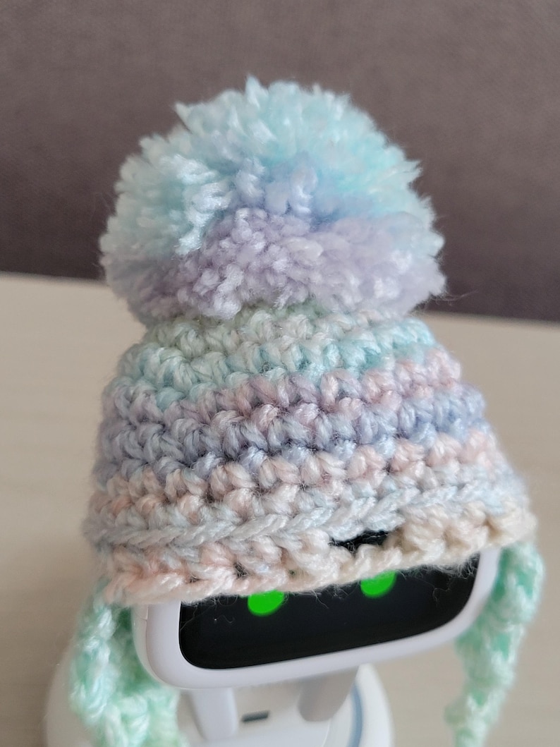 Patrón de gorro con pompón y orejas / Patrón de gorro con pompón y ...