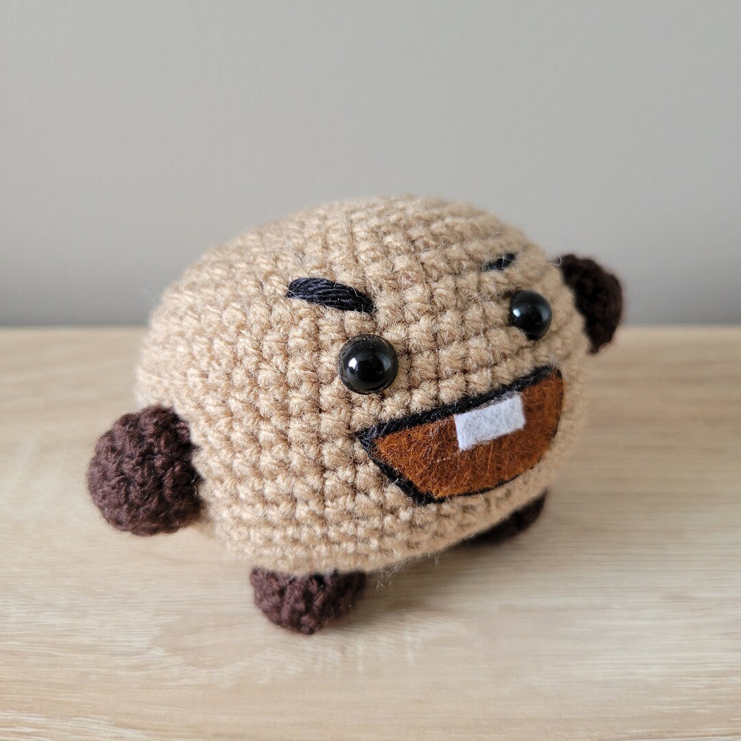 K-pop Biscuit Crochet Character Shooky BT21 - Etsy