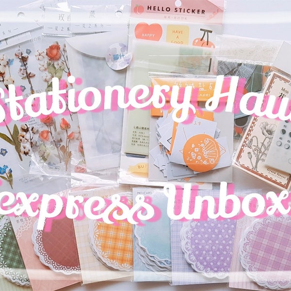 Stationery Haul - Etsy