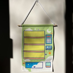 Vending Machine Pin Banner | Aesthetic Cute Enamel Pin Banner ...