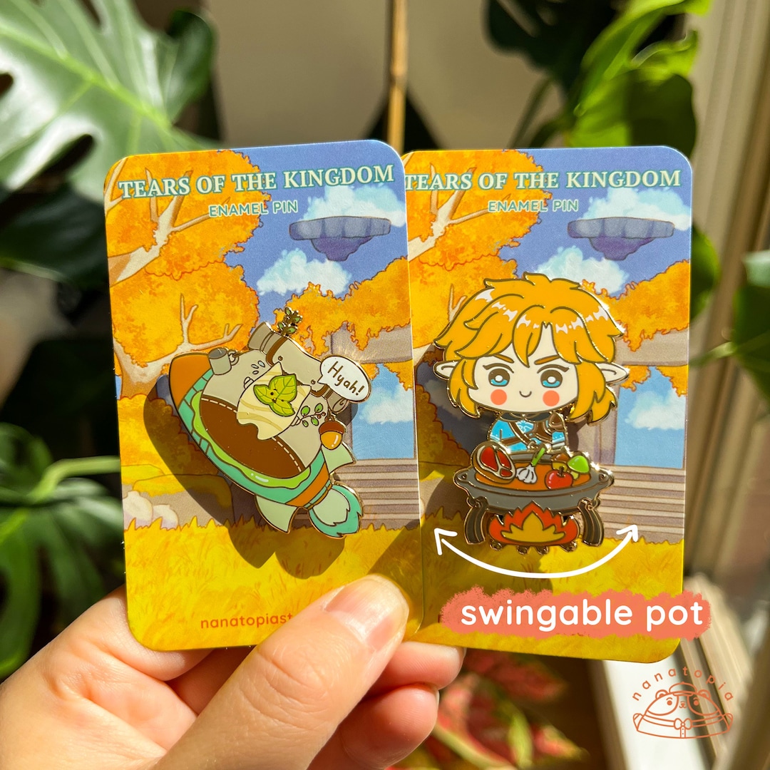 TOTK Enamel Pins | Legend of Zelda Pin | Korok Rocket Pin | Link ...