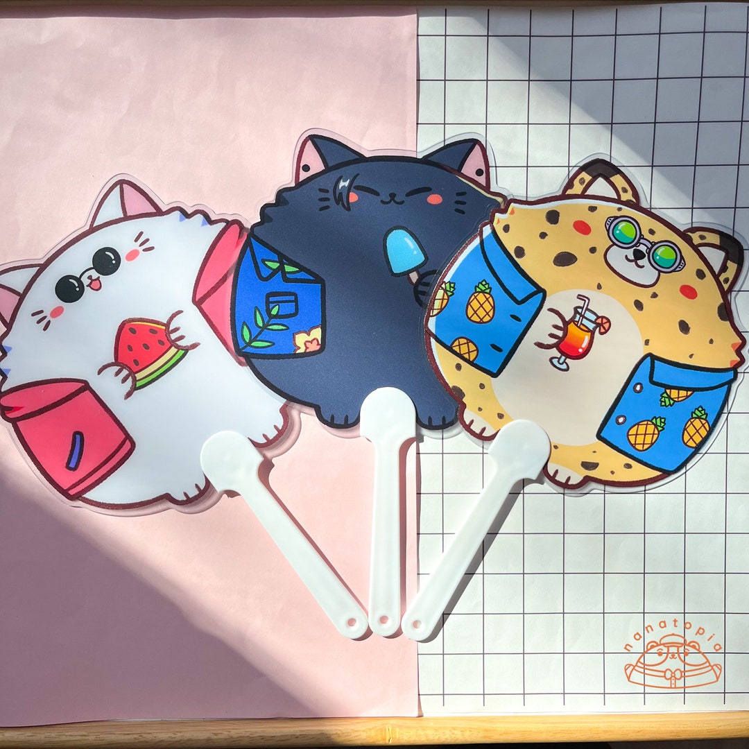 Sorcerer Summer PVC Hand Fan | Aesthetic Cute Anime Hand Fan | Summer ...