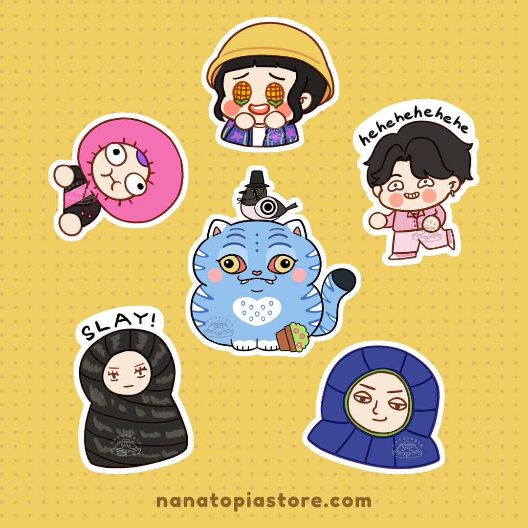 Kpop Demon Hunters Funny Meme Stickers | KPDH Anime Stickers | Birthday ...