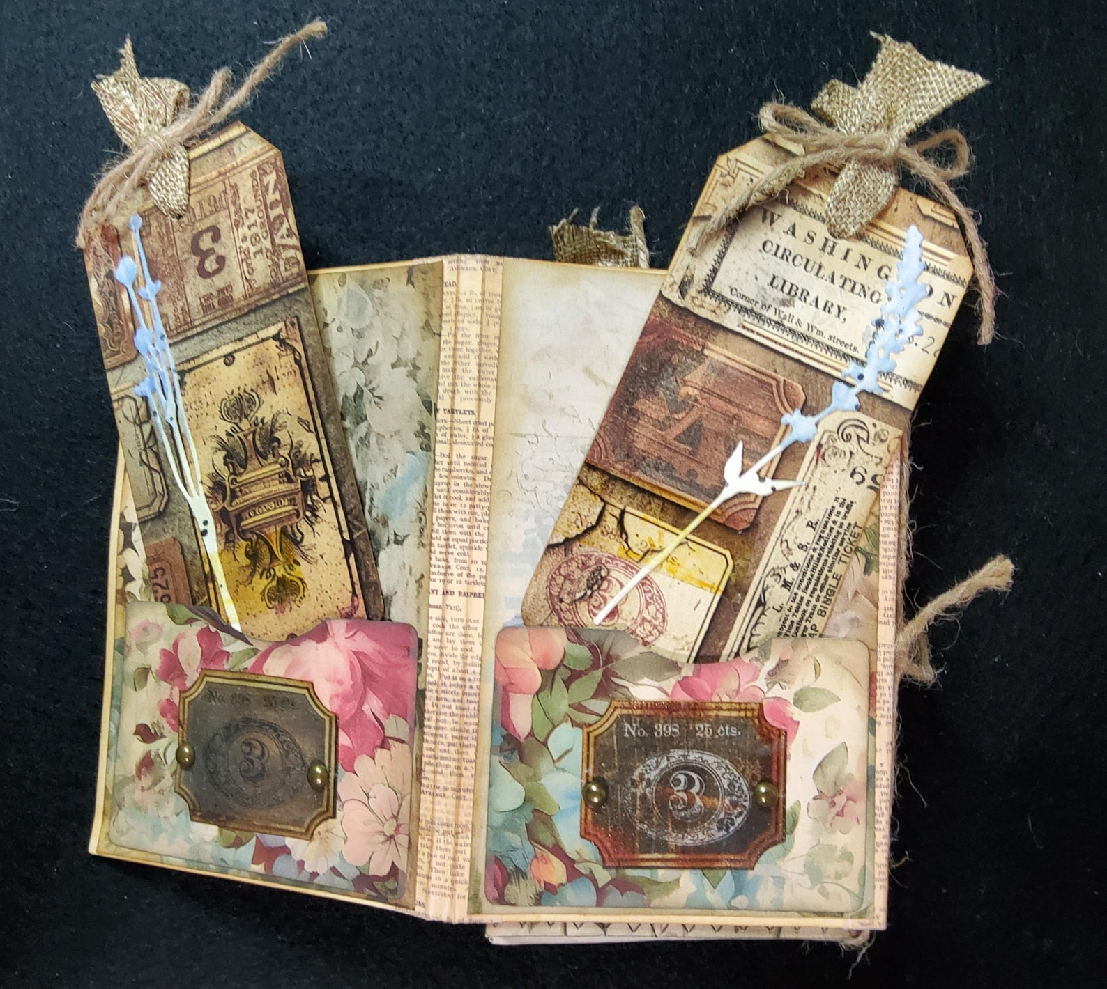 Dark Florals Infinity Journal - Etsy