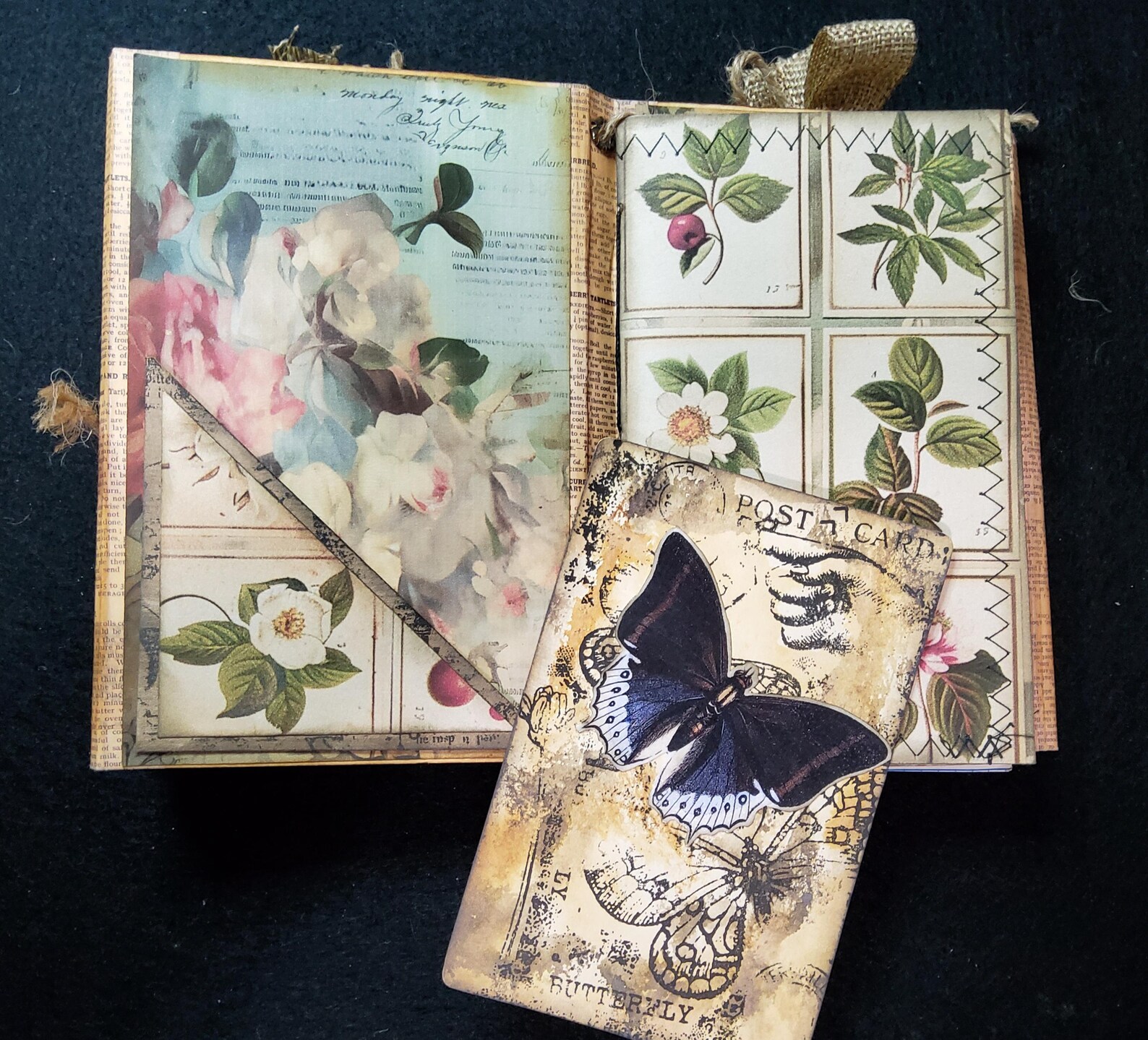 Dark Florals Infinity Journal - Etsy