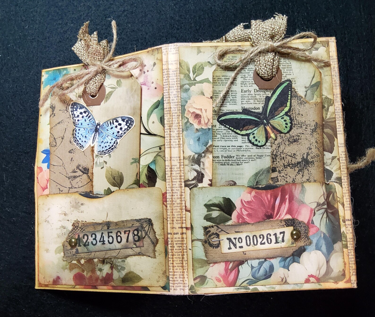 Dark Florals Infinity Journal - Etsy