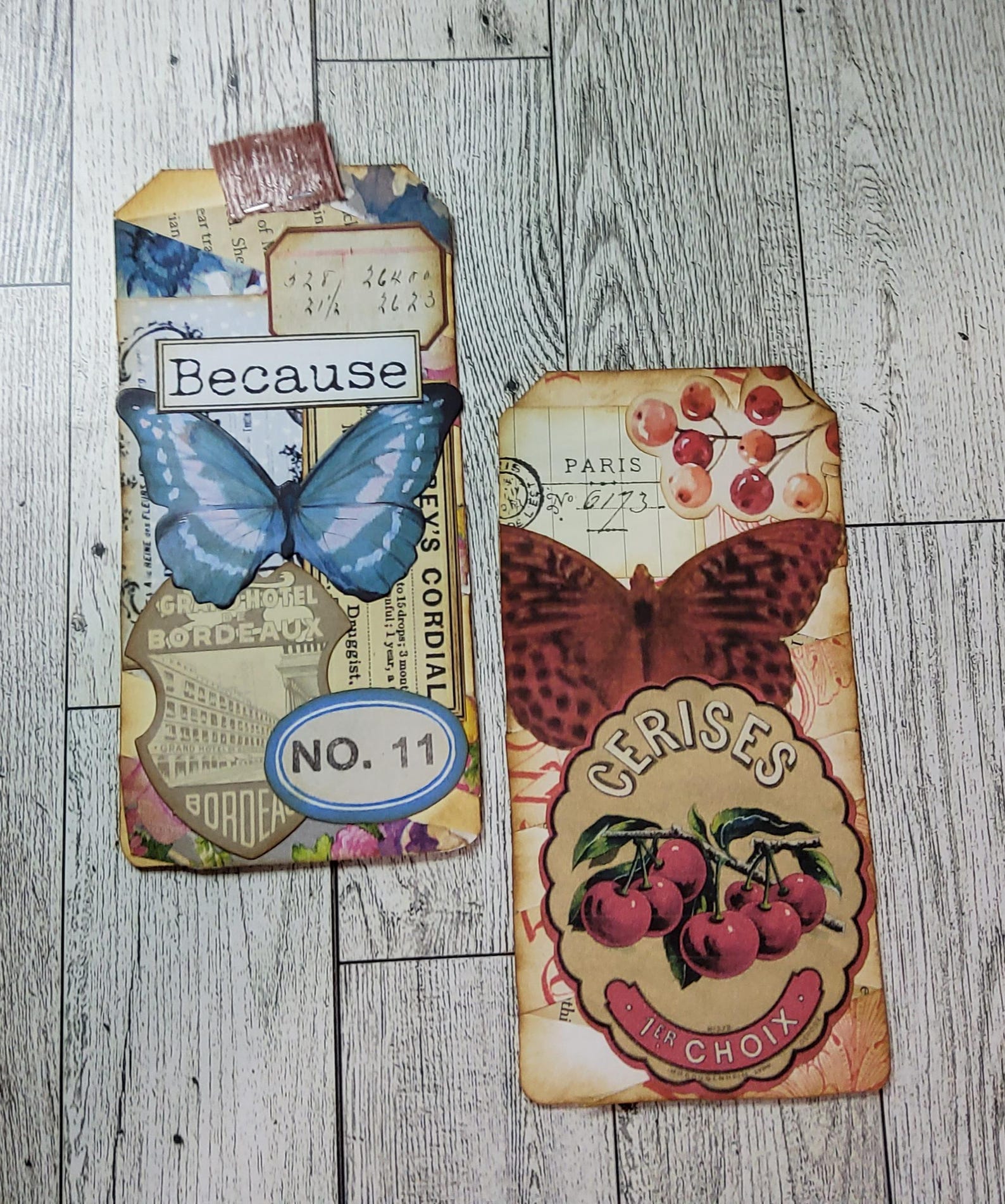 Extra Large Sentiment Journaling Tags, Set of 8 - Etsy