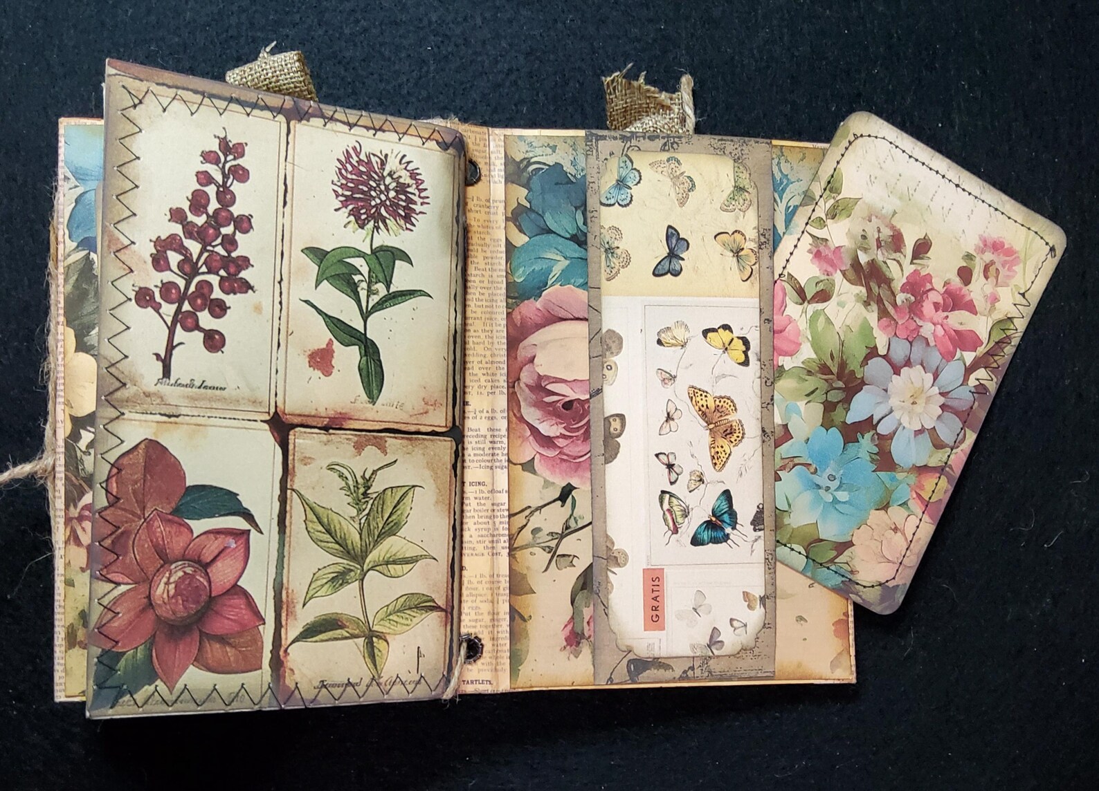 Dark Florals Infinity Journal - Etsy