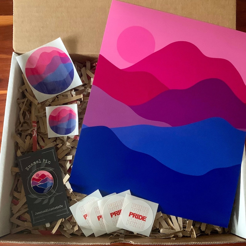 Bi Pride Poster - Etsy