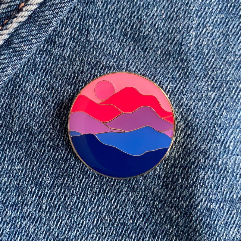 Bisexual Pride Pins Etsy