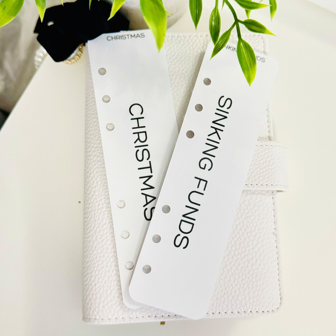 A6 Budget Binder Bookmarks: Glossy or Matte Vellum - Etsy
