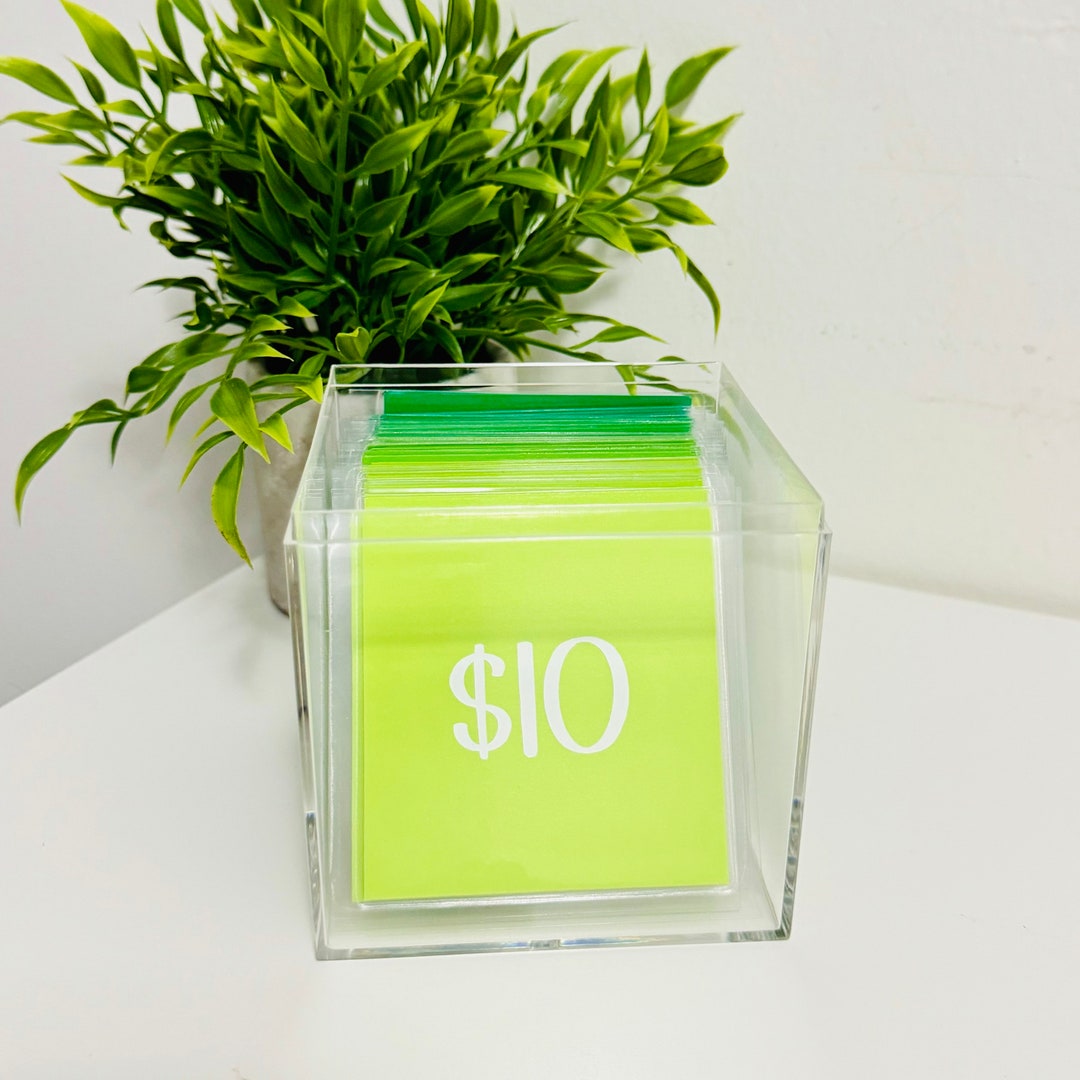 Vinyl Labelled 52 Envelope Savings Challenge // Mini Cash Envelopes ...