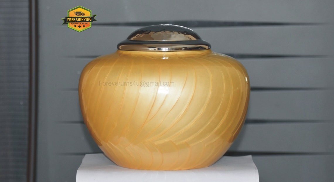 FOREVER URNS® Urns for Ashes Adult Funeral Wide Pot Large - Etsy