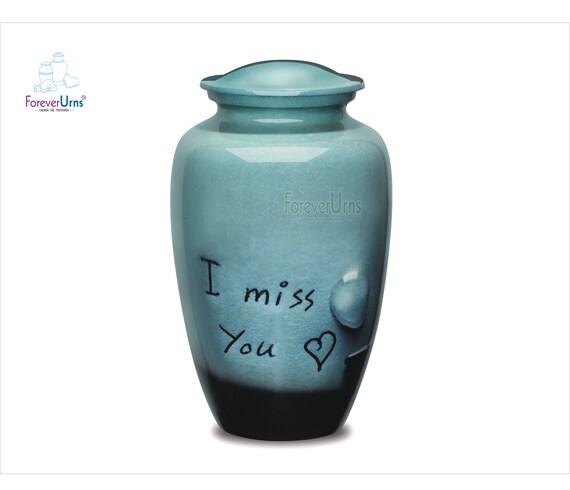FOREVER URNS® Urns for Ashes Adult Funeral I Miss You Large | Etsy