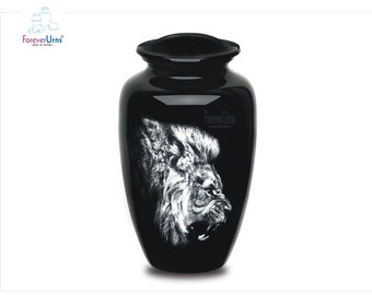 Lion Urns for Ashes - Etsy
