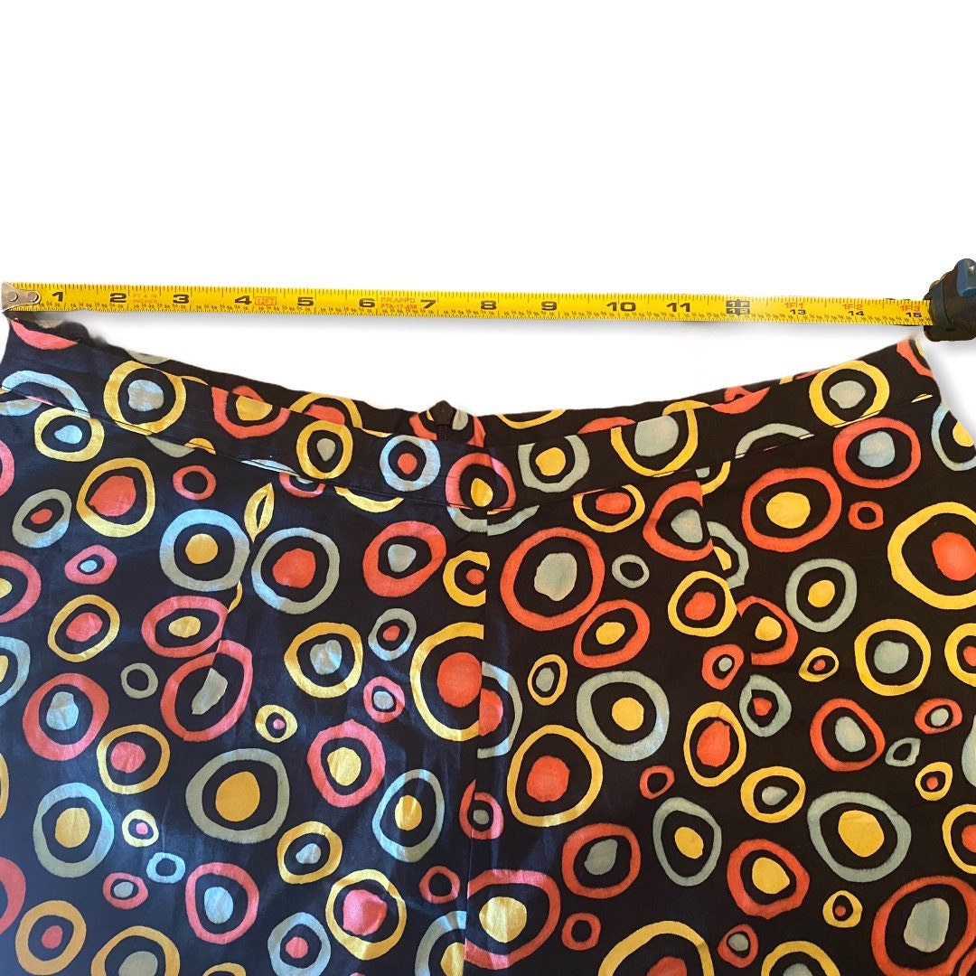 Vintage Mod Multicolor Polka Dot Capris - Etsy
