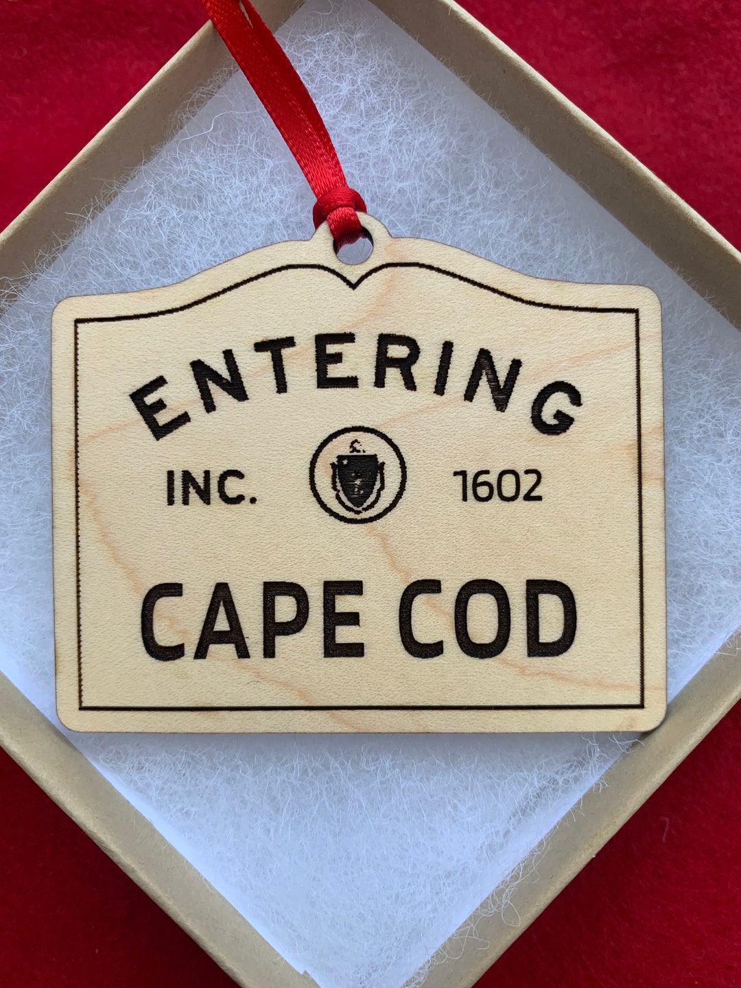 Cape Cod Town Sign Ornaments. All Towns Available. Fully Customizable ...