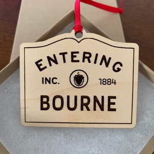 Cape Cod Town Sign Ornaments. All Towns Available. Fully Customizable ...