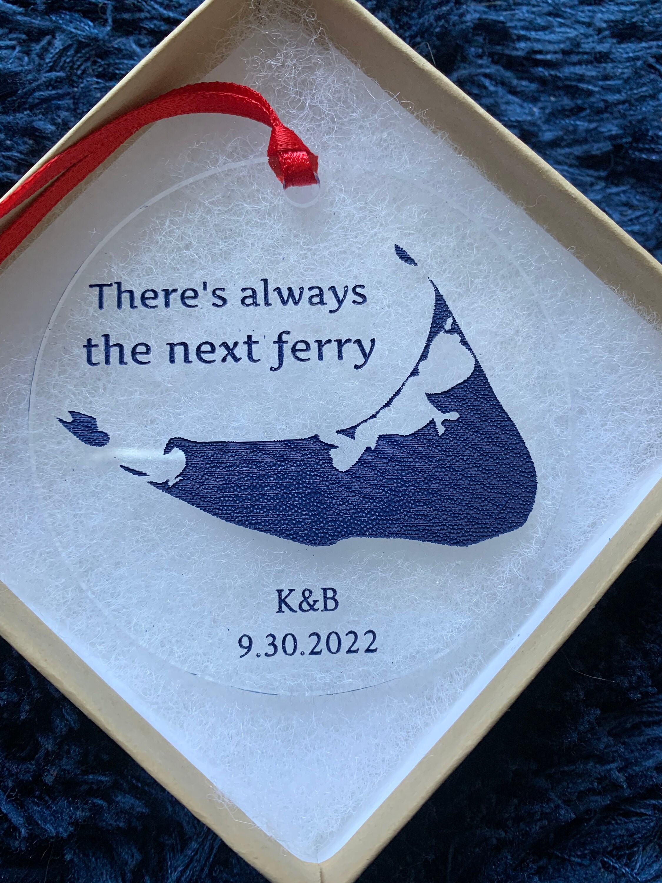 There's Always the Next Ferry Nantucket Christmas Ornament - Etsy