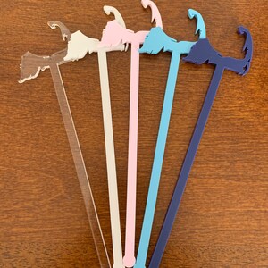 Cape Cod Champagne Gold Acrylic Swizzle Sticks! Tall & Short Sizes ...