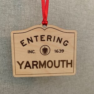 Cape Cod Town Sign Ornaments. All Towns Available. Fully Customizable ...