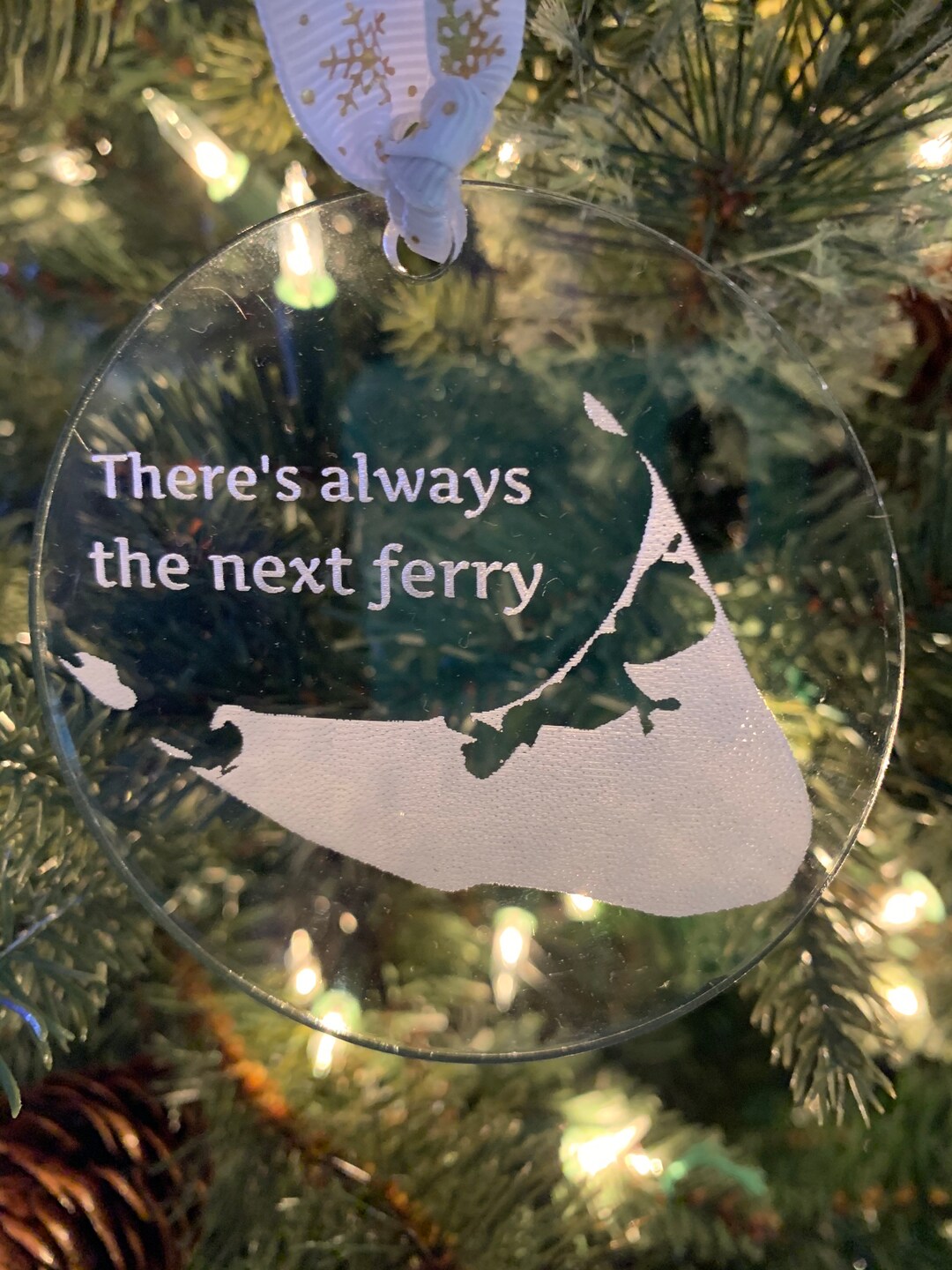 There's Always the Next Ferry Nantucket Christmas Ornament on Engraved ...