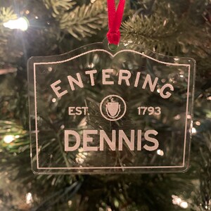 Cape Cod Town Sign Ornaments. All Towns Available. Fully Customizable ...