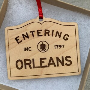 Cape Cod Town Sign Ornaments. All Towns Available. Fully Customizable ...