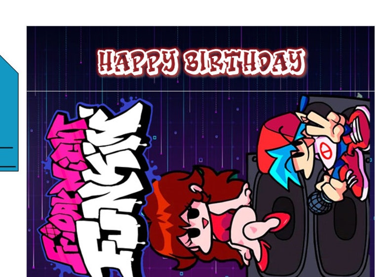 Friday Night Funkin Box Template DESCARGA INSTANTÁNEA Pdf Png - Etsy ...