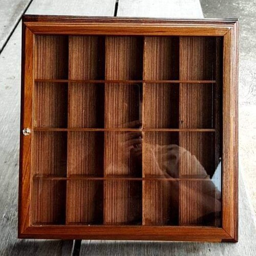 Wooden 20 Compartment Display Box Storage Box Rock Organizer | Etsy