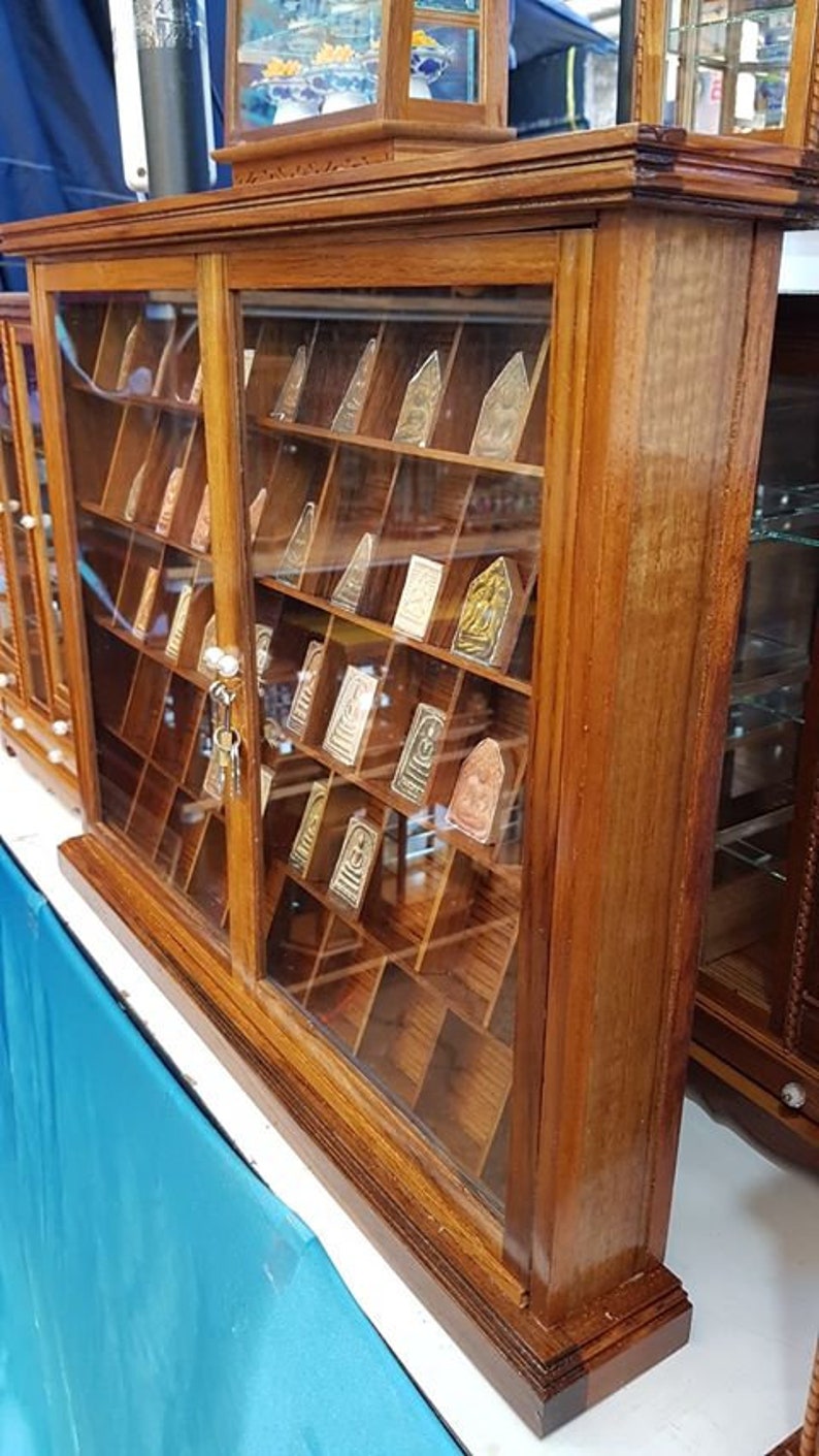 Wooden Wall 50 Compartment Display Cabinet Storage Box - Etsy