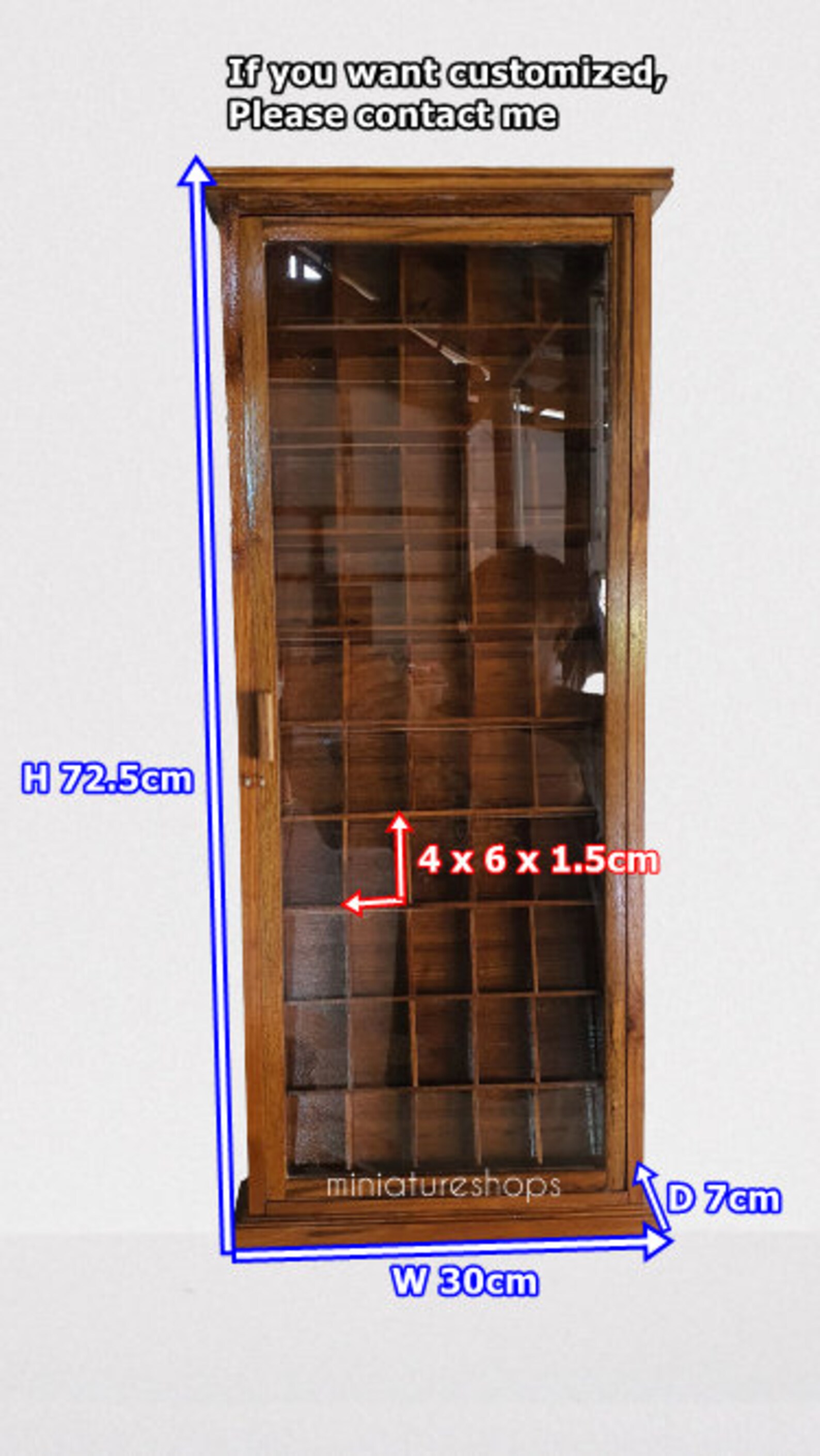 Collection Display Box Wall Mounted Rock Collection Box - Etsy