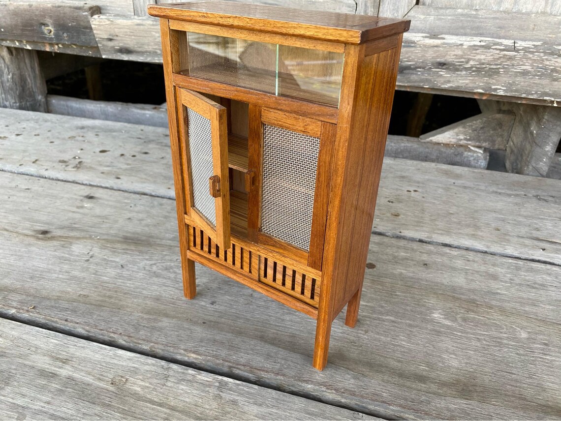 Small Cupboard Cabinet Display Case Mini Curio Cupboard Cabinet Mini ...