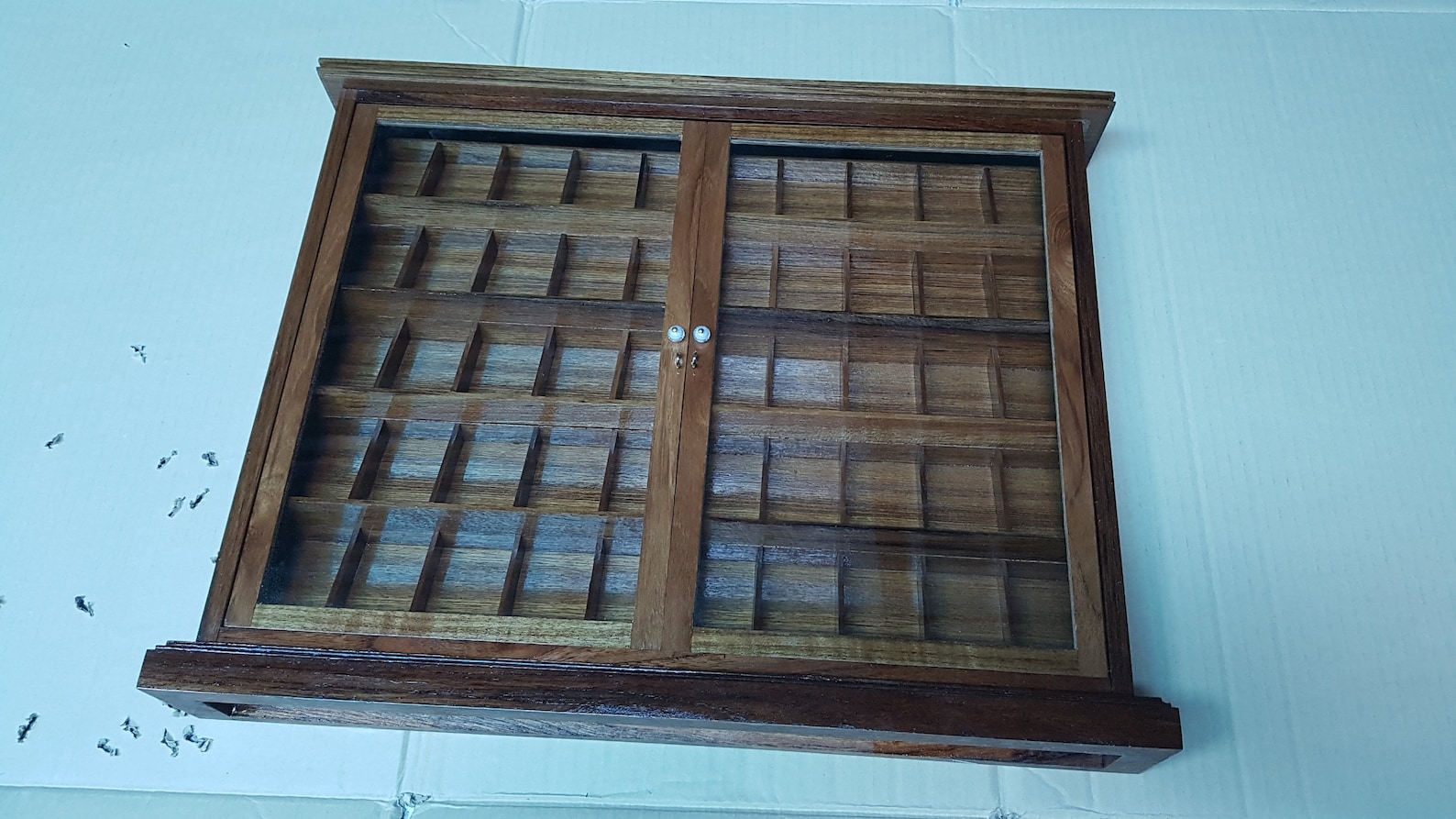 Wooden Wall 50 Compartment Display Cabinet Storage Box - Etsy