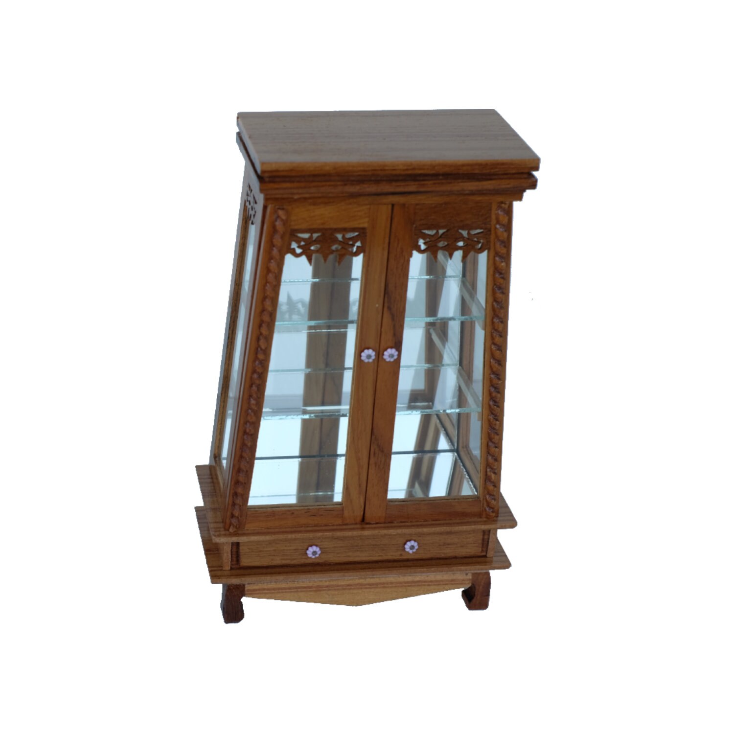 Small Curio Cabinet Style A & Glassed Display Cabinet Case - Etsy Australia