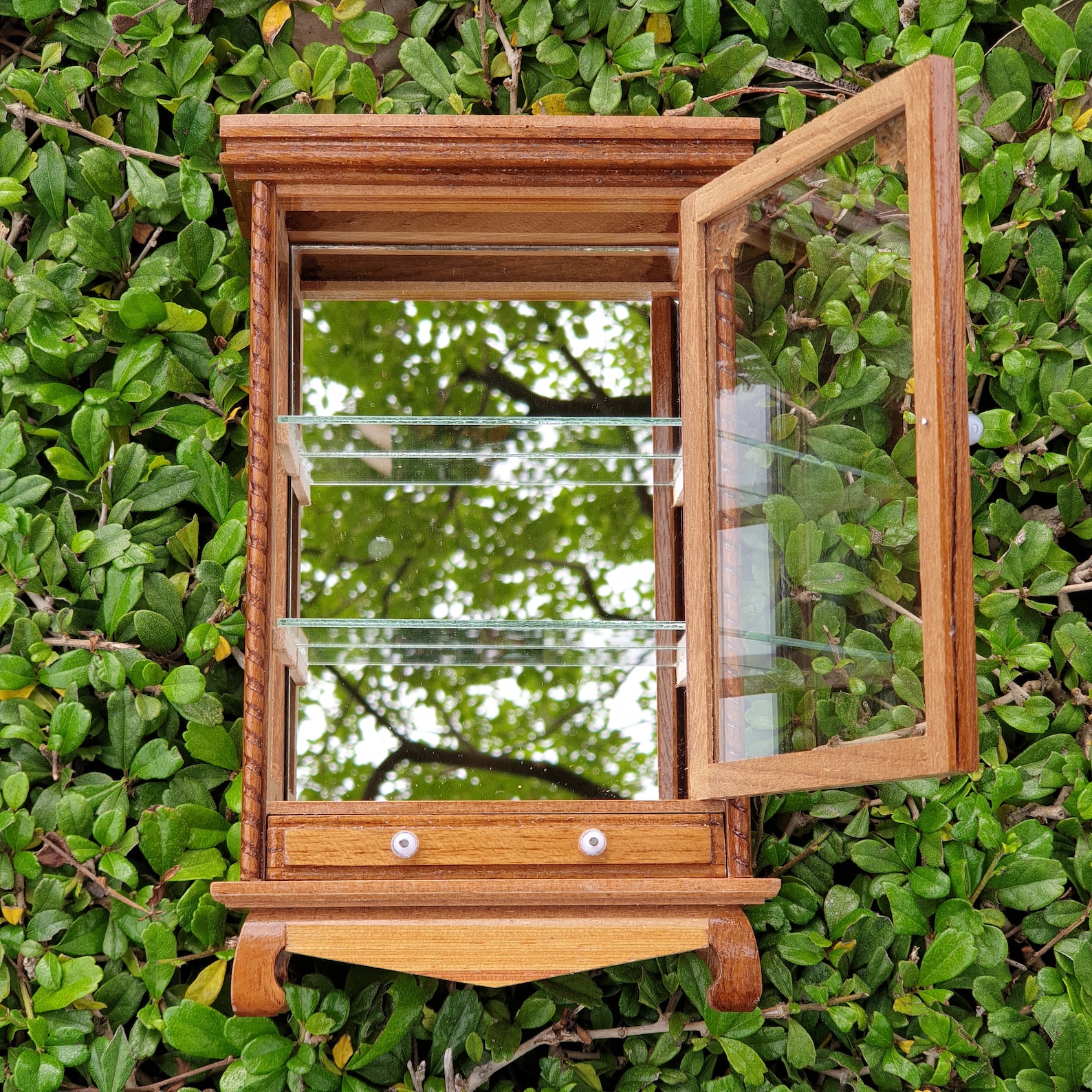 Small Glass Display Cabinet Curio Case Small Toys Miniature | Etsy