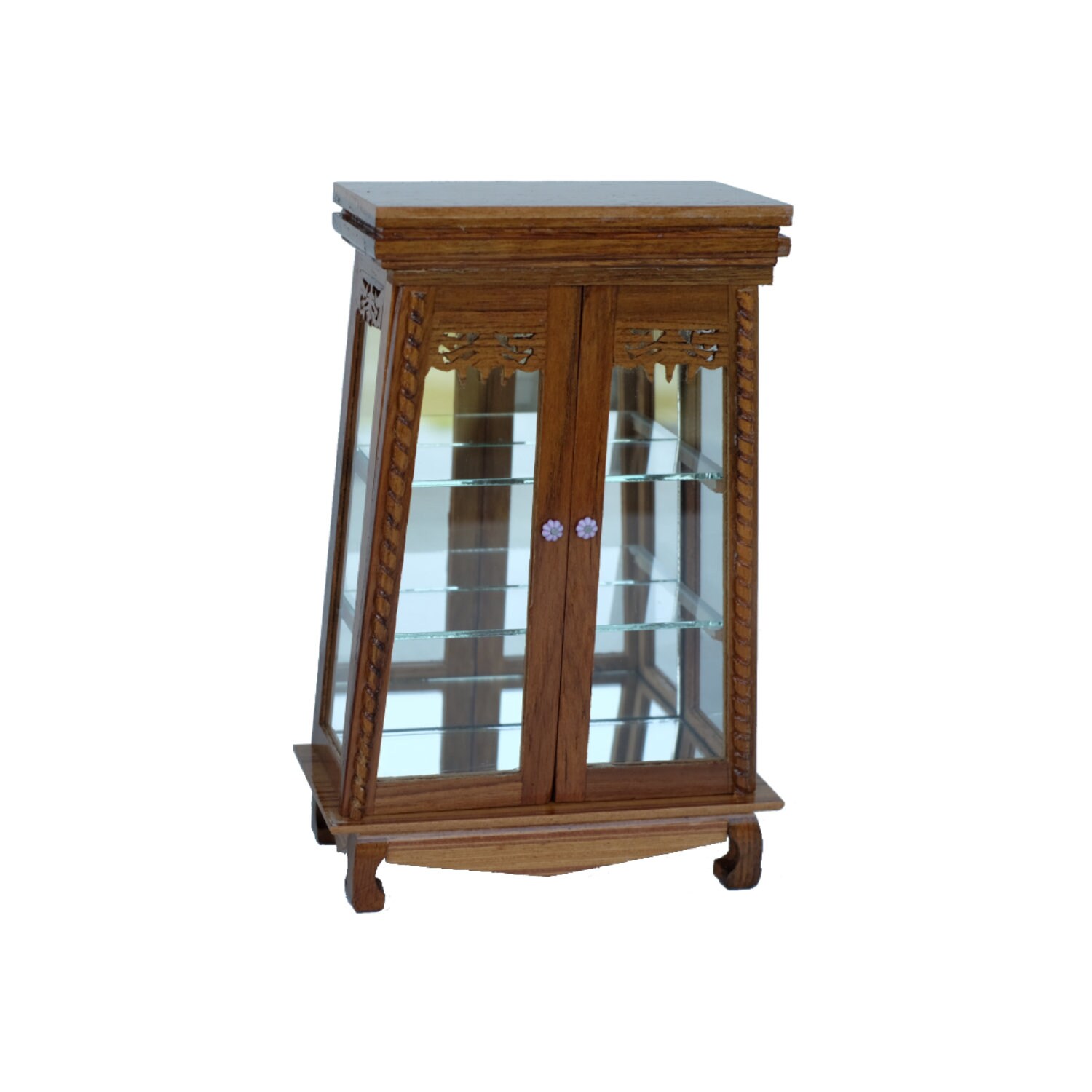 Small Curio Cabinet Style A & Glassed Display Cabinet Case - Etsy Australia