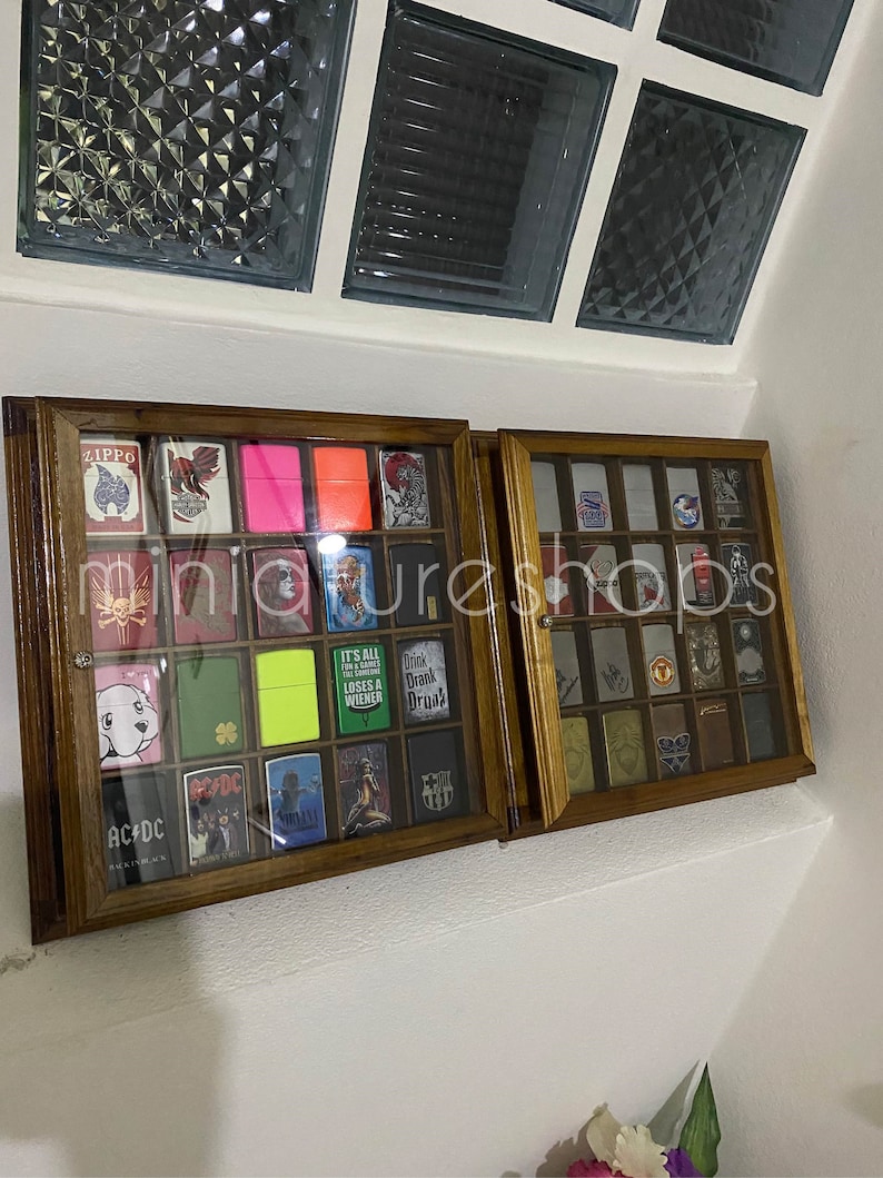 Wooden 20 Compartment Display Box Storage Box Rock Organizer - Etsy