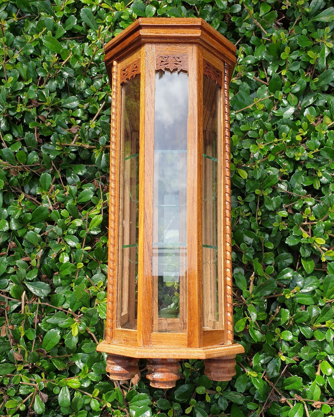 Small Curio Cabinet 8 Square & Glassed Display Cabinet Case - Etsy