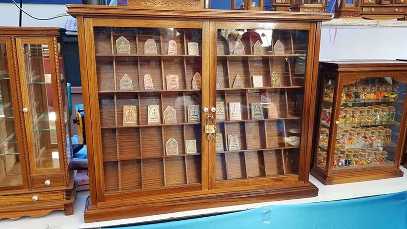 Wooden Wall 50 Compartment Display Cabinet Storage Box - Etsy