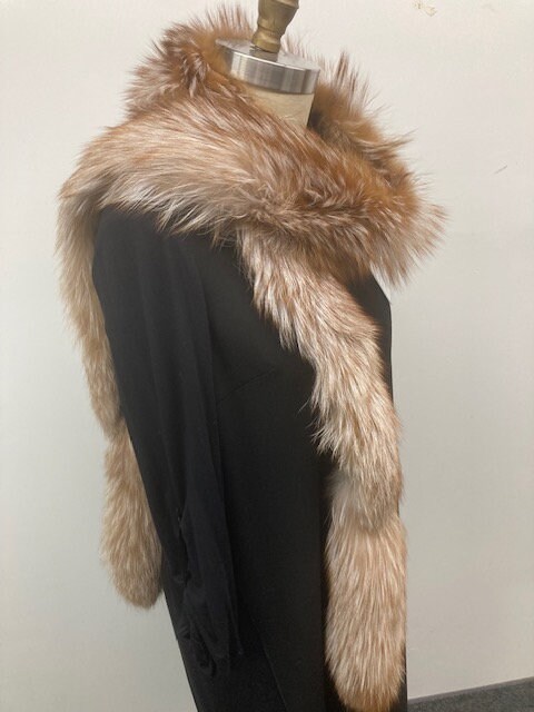 Crystal Fox Fur Boa Wrap - Etsy